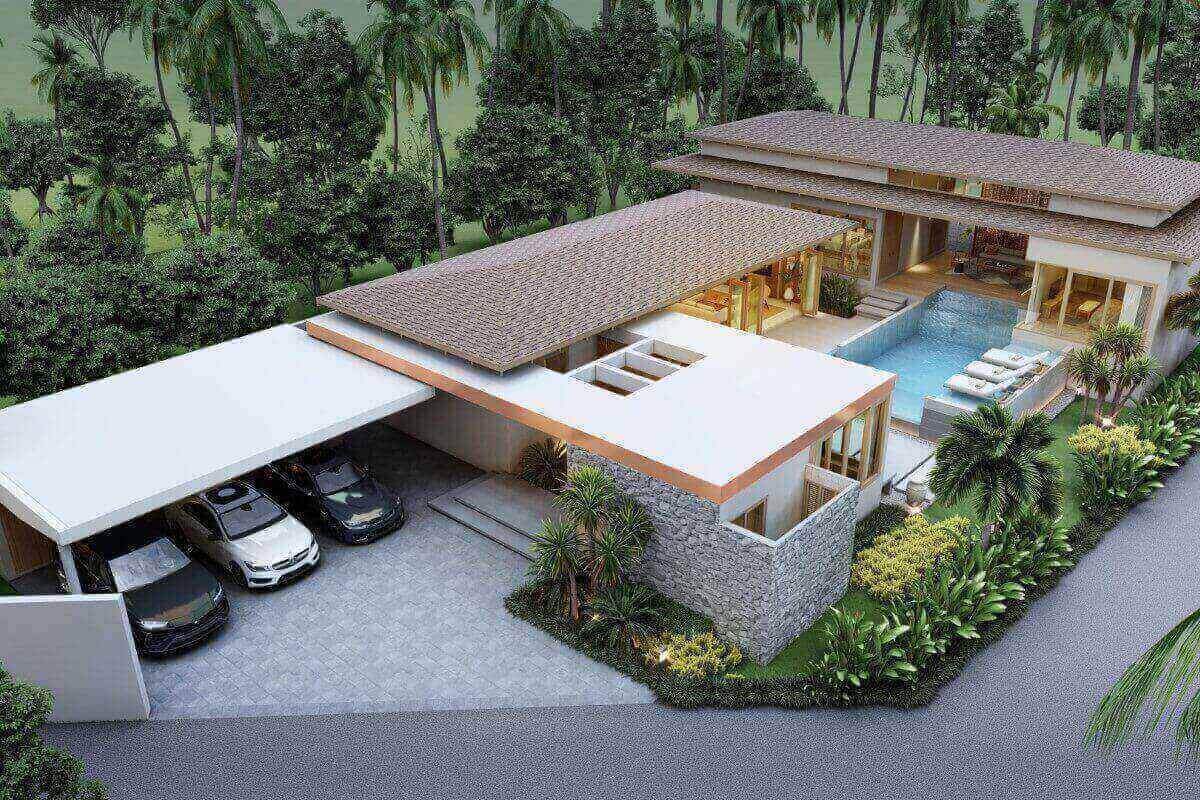4-Bedroom Courtyard-Style Pool Villas, Bandon-Cherng Talay, Phuket ...