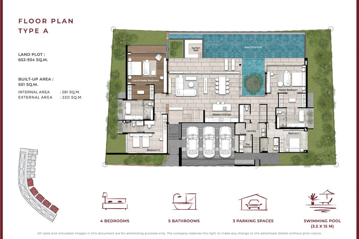 3-4 Bedroom Luxury Lakefront Villas in Manik, Thalang, Phuket | Thai ...